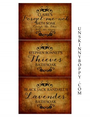 Free Outlander Party Invitations and Printables - Beth Bryan