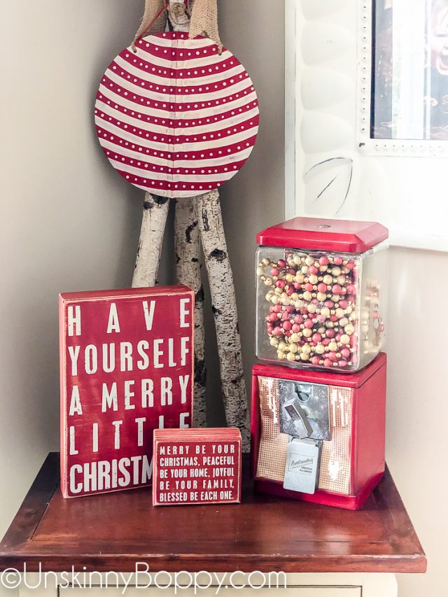 Funky Junky Christmas Foyer Decor - Beth Bryan