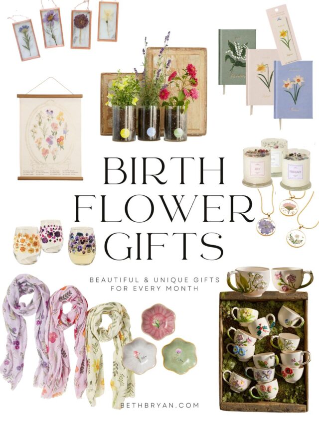 Monthly Birth Flower: Printable Art, Meanings, Gift Ideas & More
