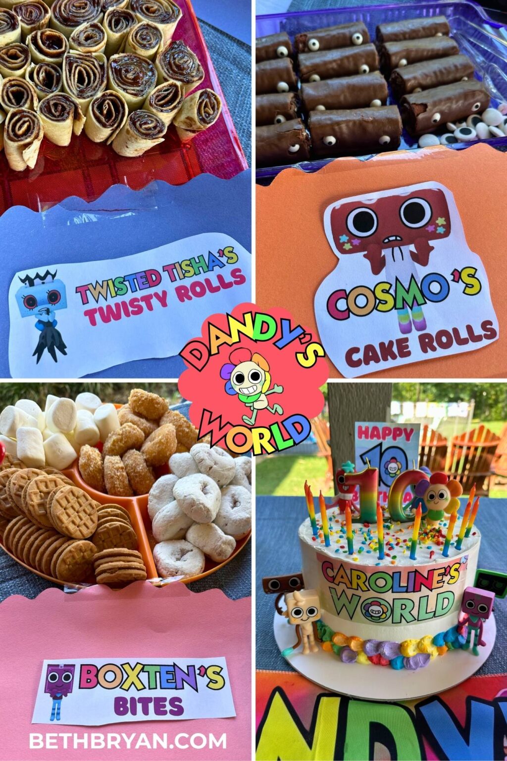 Dandy's World Themed Birthday Party Ideas - Beth Bryan