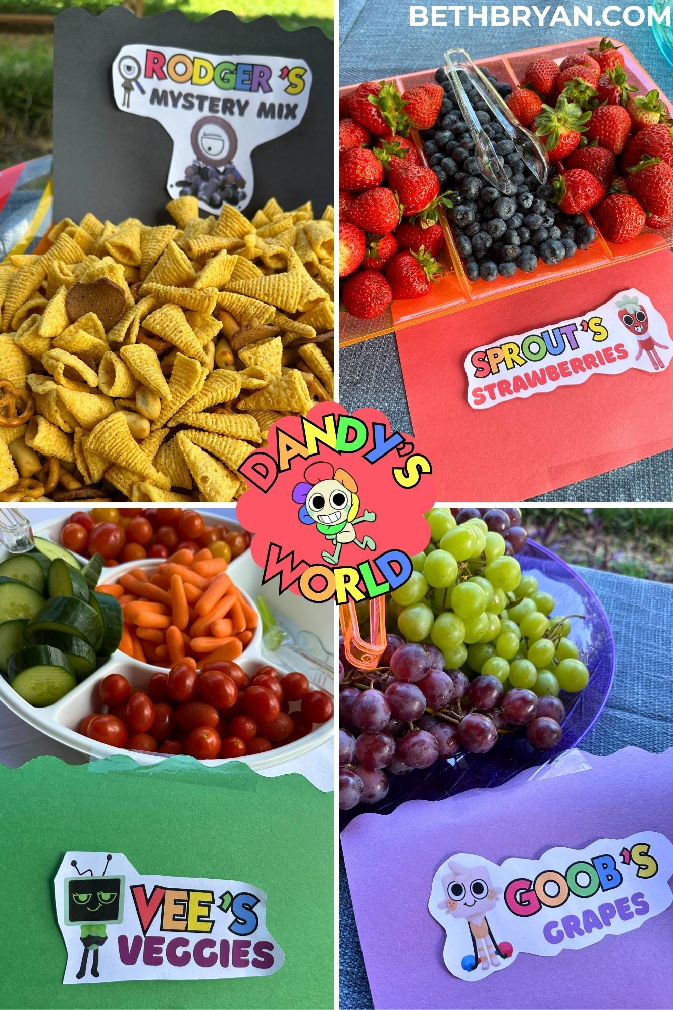 Dandy's World Themed Birthday Party Ideas - Beth Bryan